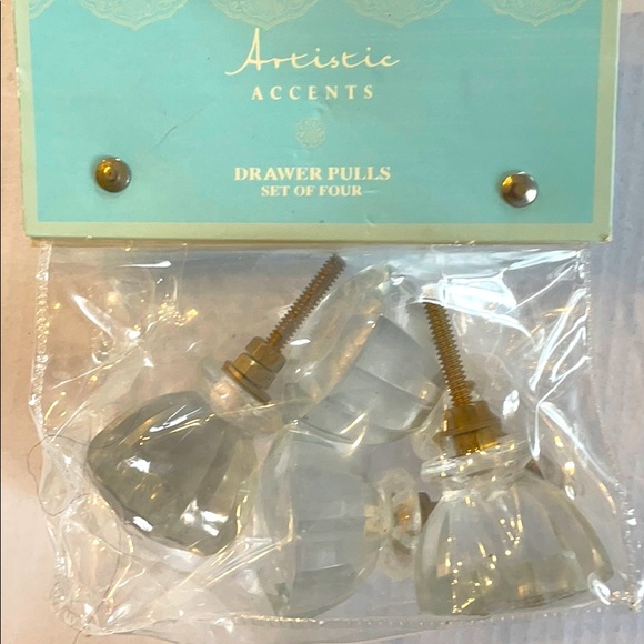 Artistic Accents | Accents | Artistic Accents Drawer Pulls Knobs Glass Prism Two Sets Of Two ...